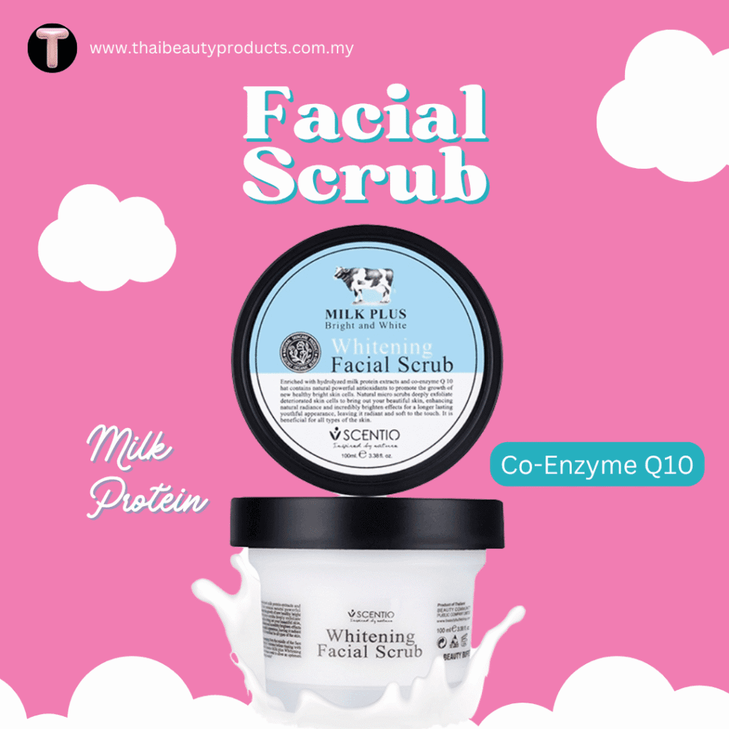 Beauty Buffet Milk Plus Whitening Q10 Facial Scrub 100g | Bright ...